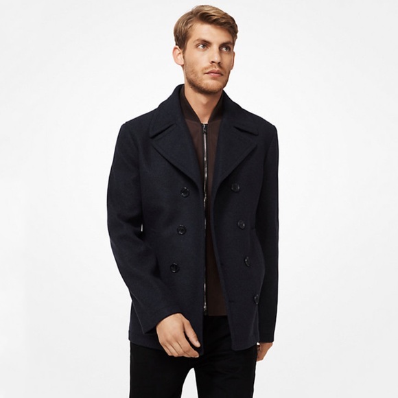 Michael Kors | Jackets & Coats | Michael Kors Mens Wool Doublebreasted ...